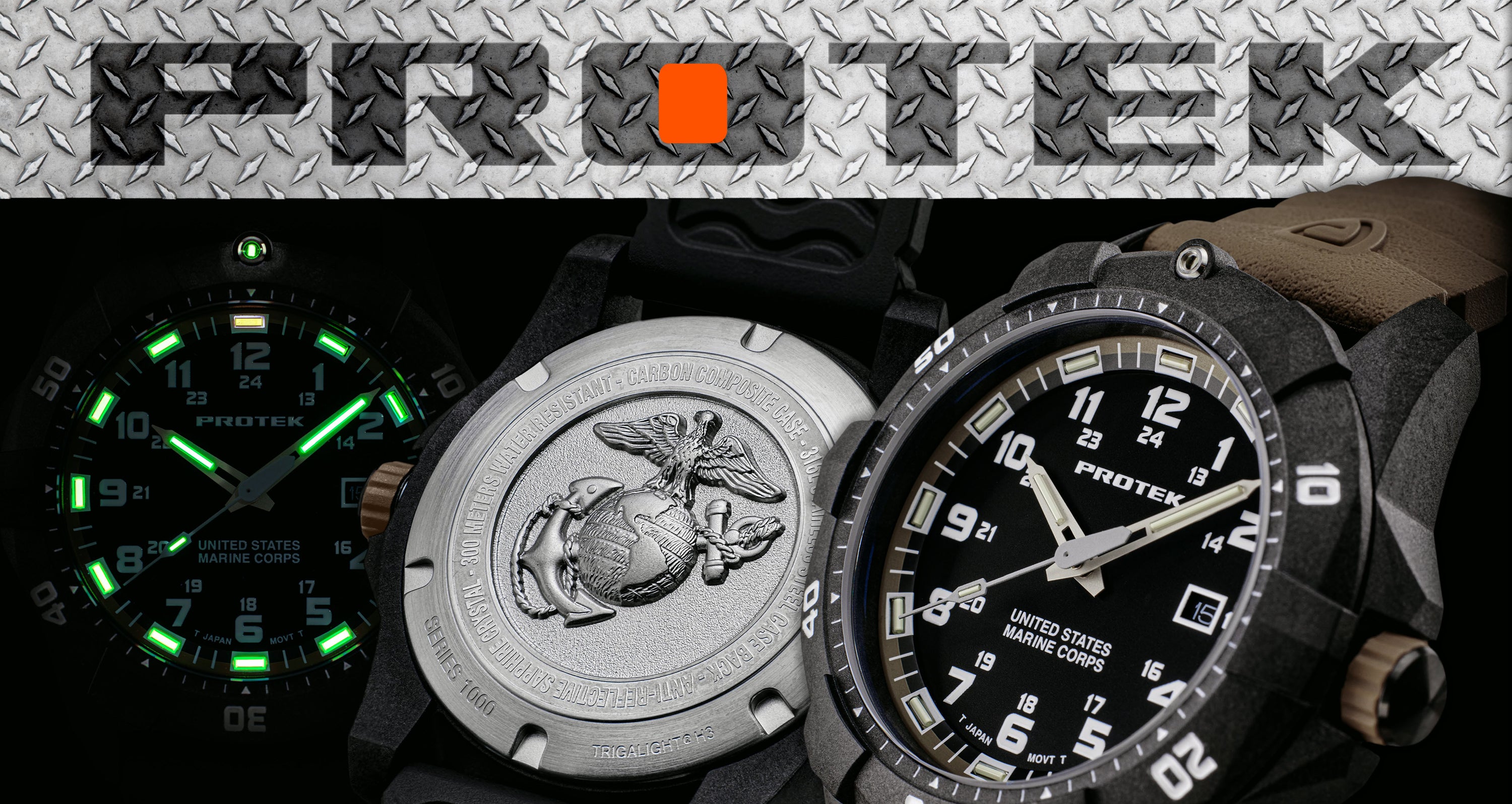 ProTek Watches - Top Men's Tritium, Marine, USMC, & Divers Watch