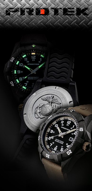 ProTek Watches - Top Men's Tritium, Marine, USMC, & Divers Watch