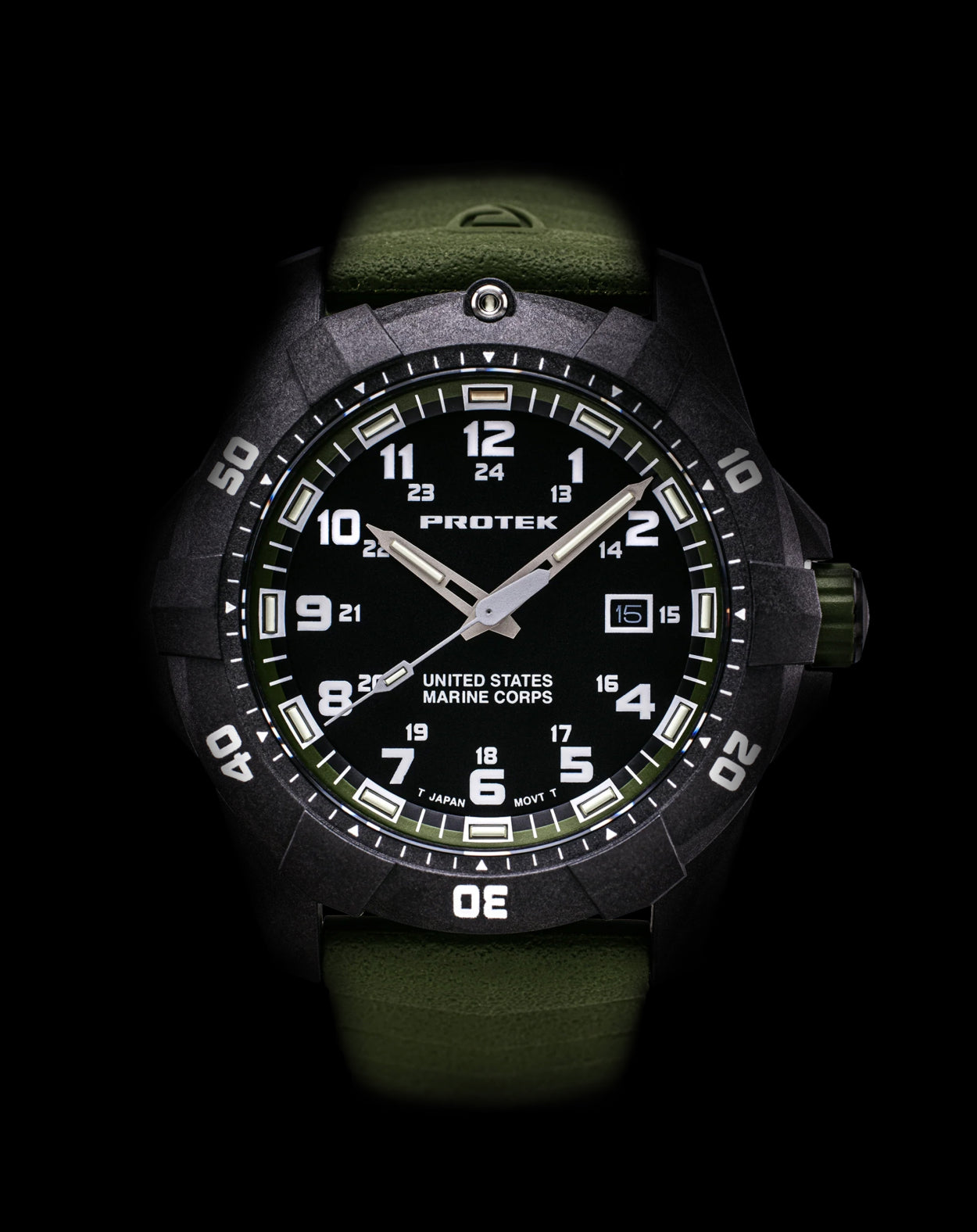 ProTek PT1015G USMC Carbon Composite Dive Watch