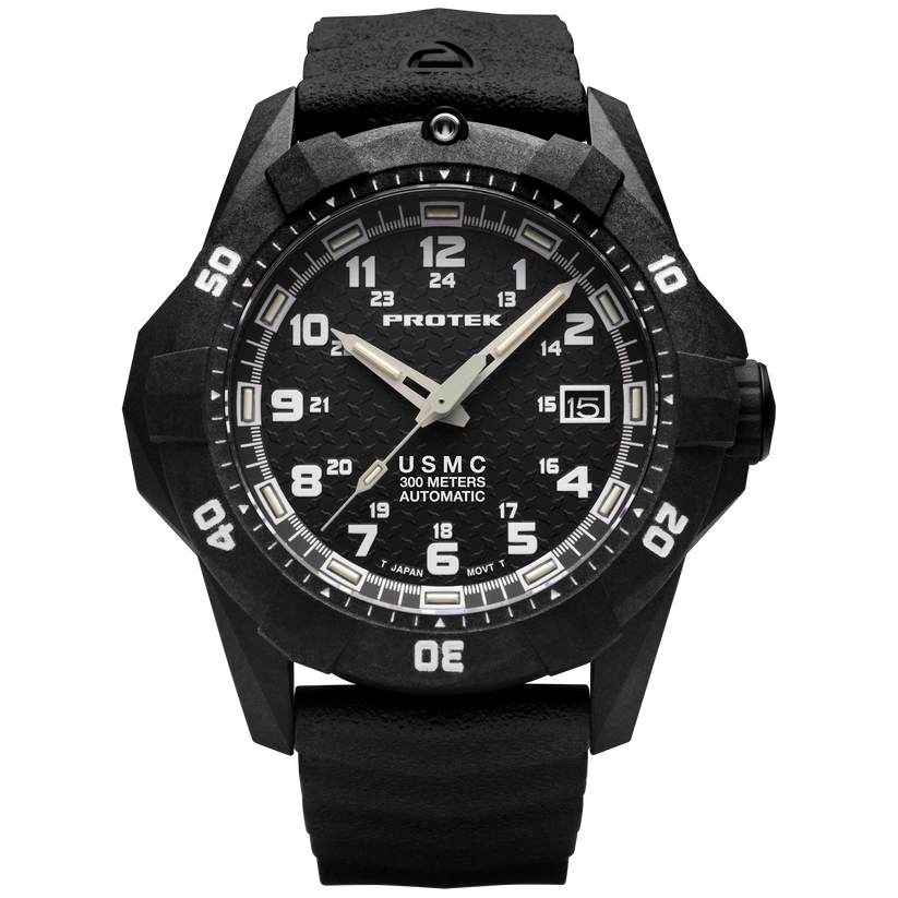 ProTek USMC 1211 Dive Watch – Automatic Carbon Power