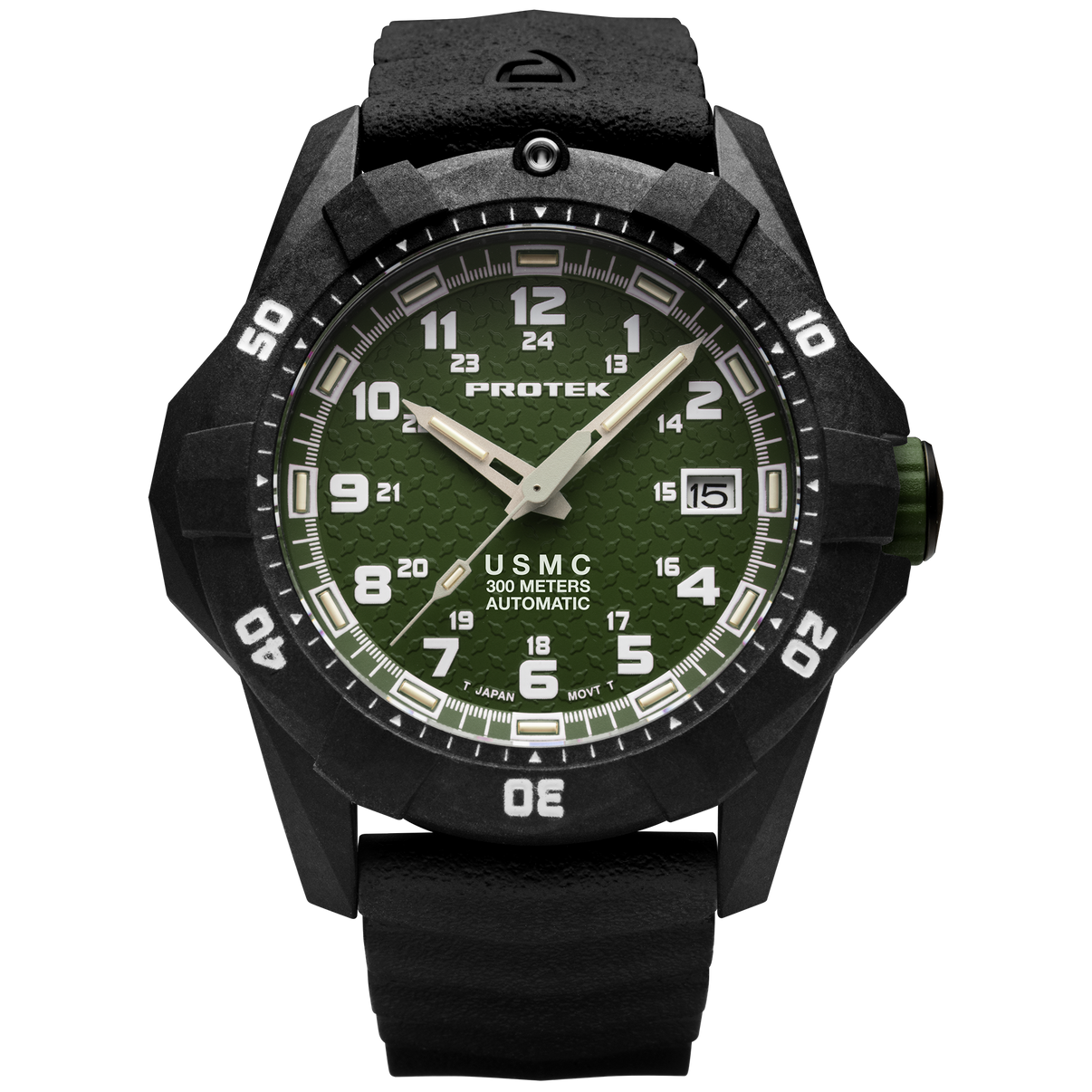 ProTek USMC 1215 Dive Watch – Automatic Carbon Power