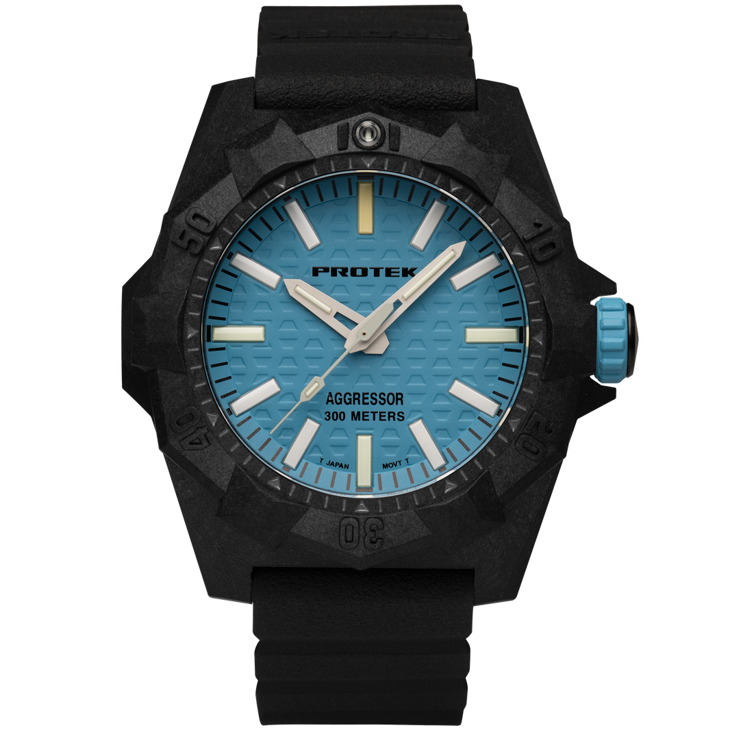 ProTek 4000 Aggressor Dive Watch – 300M Carbon Power
