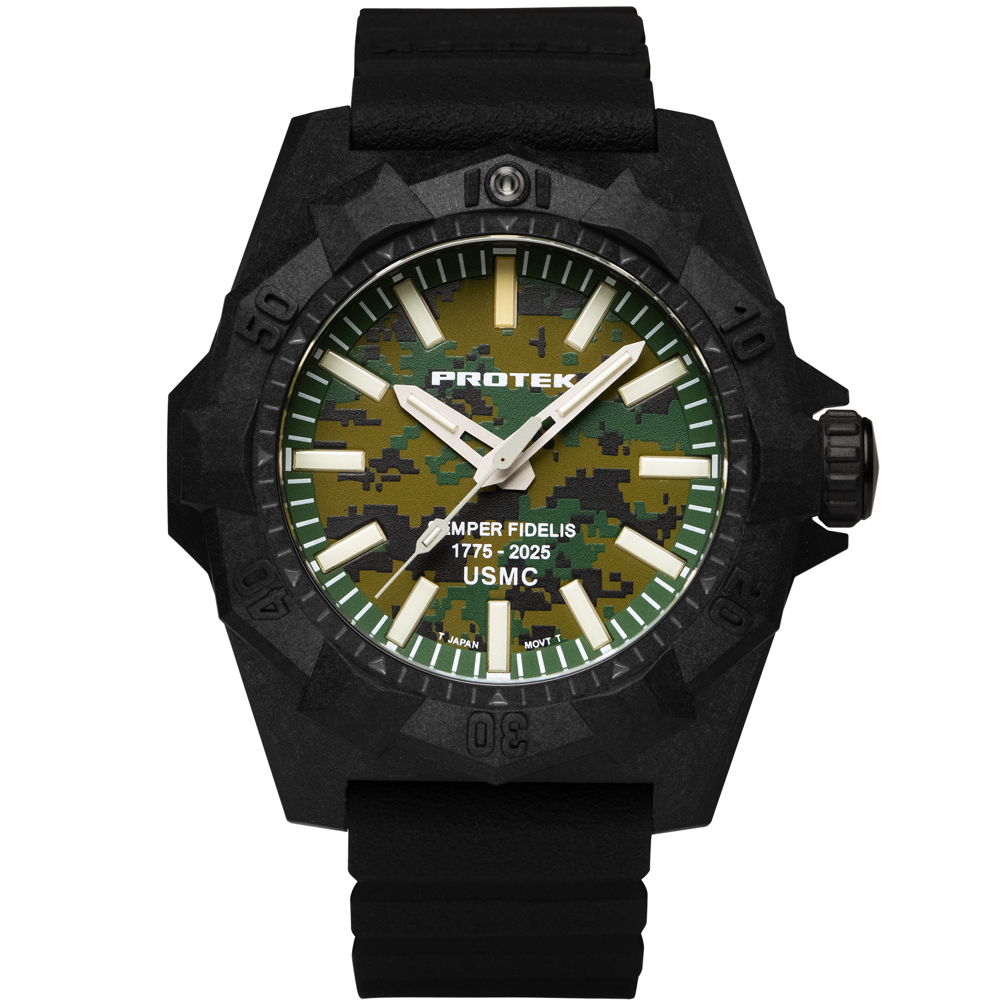 ProTek PT4105SFC USMC Aggressor Watch – 300M Tactical Power